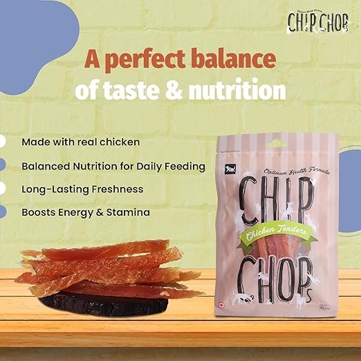Chip Chops Chicken Tender 70g (Pack Of 4x70g) – Pet Animal